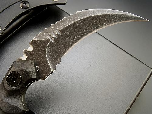 Snapklik.com : Ccanku C1691N Fixed Blade Knife,D2 Steel Nylon ...