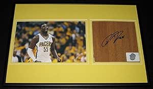 Roy Hibbert Signed Framed 12x18 Floorboard & Photo Display Pacers ...