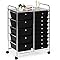 Amazon.com: HAPPYGRILL 10-Drawer Rolling Storage Cart, Storage ...
