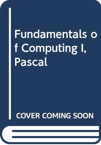 Fundamentals of Computing I, Pascal: 9780070654976: Computer Science Books @ Amazon.com