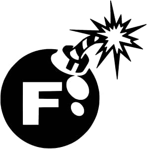 Amazon.com - F Bomb: Design #1 Vinyl Decal Sticker Car Window Bumper ...