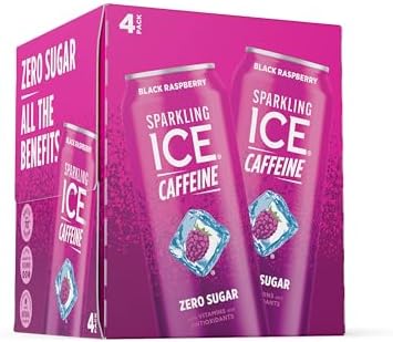 Amazon.com: Sparkling Ice Caffeine, Black Raspberry Sparkling Water ...
