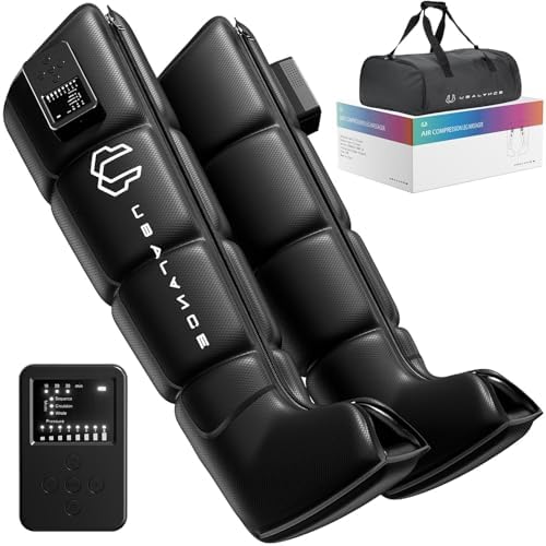 Amazon.com: UBALANCE Air Compression Leg Massager,Cordless Rechargeable ...