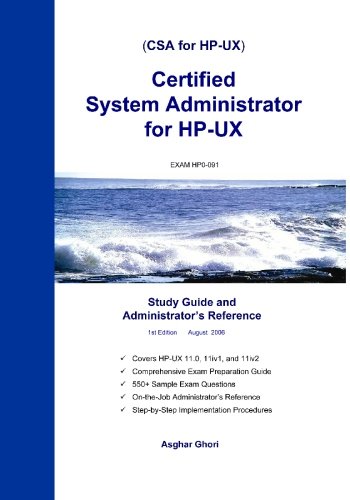Certified System Administrator for HP-UX: Study Guide and Administrator ...