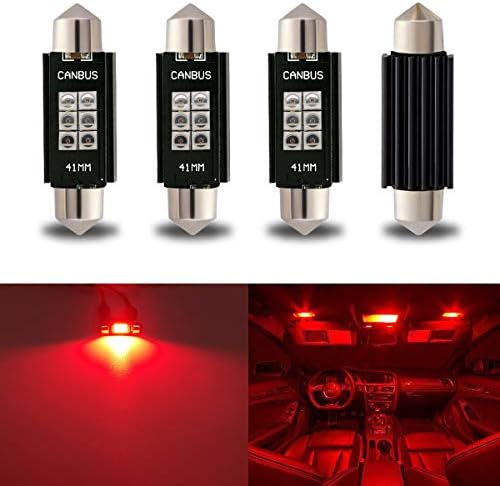 Amazon.com: PHINLION Super Bright 211-2 LED Bulb 3030 6-SMD Festoon ...