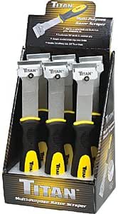 Titan 11030-6PK - Multi-Purpose Razor Scraper, Single Edge - 6 Pack In ...