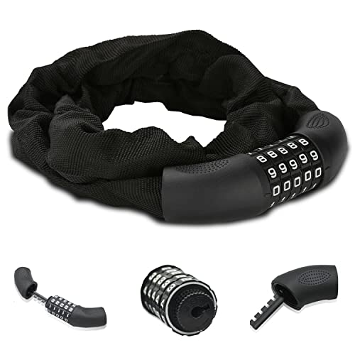 120 cm Bicycle Chain Lock Combination Lock Armoured Lock Combination ...