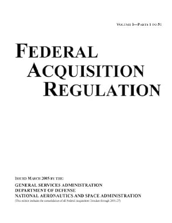 Federal Acquisition Regulation [Annotated] FAR (English Edition) eBook ...