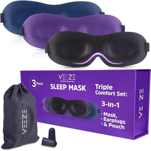 Amazon.com: 3D Sleep Mask, Aroma Eye Masks for Sleep,99.9% Light ...