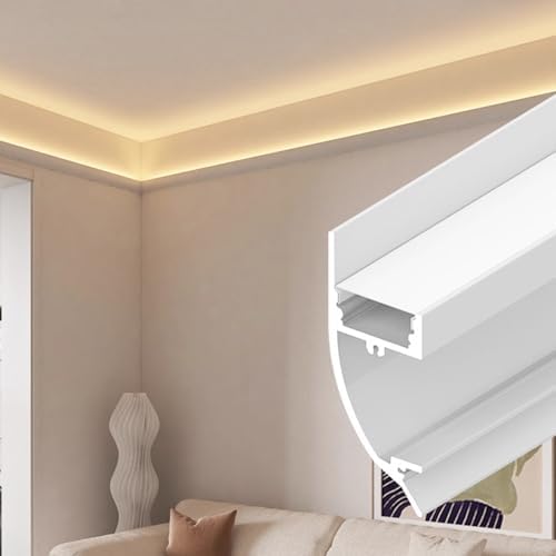 Track Lighting for Living Room - 28m Indirect Accent Lighting Aluminum ...