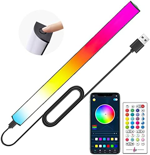 Melofo Touched RGB Under Monitor Light Bar Gaming RGB LED Lightbars ...