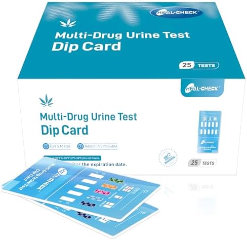 Amazon.com: Multi-Drug Urine Test Screen Dip Card 5 Panel at Home ...