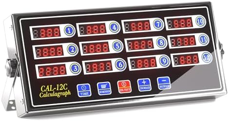 Amazon.com: Commercial Kitchen Timer with 12 Channels, Professional LED ...