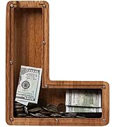 Amazon.com: Piggy Bank for Kids Boys Girls, Wooden Large Letter Piggy ...