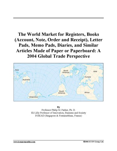 Buy The World Market for Registers, Books (Account, Note, Order and ...
