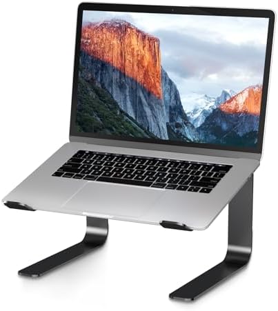Nulaxy Laptop Stand, Ergonomic Aluminum Cooling Computer Stand ...