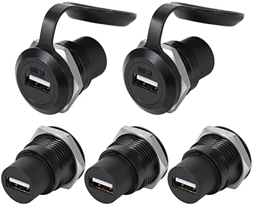 Amazon.com: ANMBEST 5PCS USB2.0 Panel Mount Connector,USB Pass Through ...