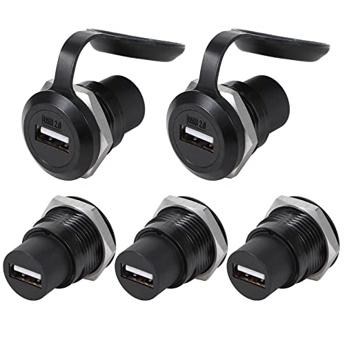 ANMBEST 5PCS USB2.0 Panel Mount Connector,USB Pass Through - Want It All