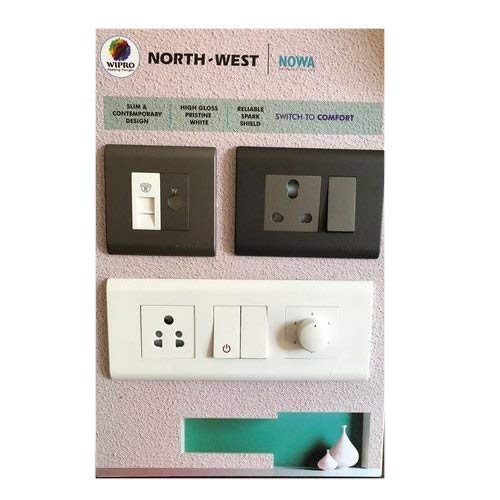 Wipro North West 9M Plate With Frame (White) : Amazon.in: Home Improvement