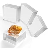 Amazon.com: SAMYUCHO Acrylic Base Stand 4 Pieces Acrylic Blocks for ...