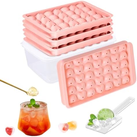 Amazon.com: Paris Hilton Heart Shaped Mini Ice Cube Tray Set, Includes ...