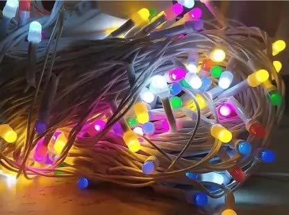 Buy White Rice Light (Multicolor 50 Meter ) Pack of 5 Online at Low ...