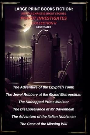 LARGE PRINT BOOKS FICTION: AGATHA CHRISTIE SHORT STORIES POIROT ...
