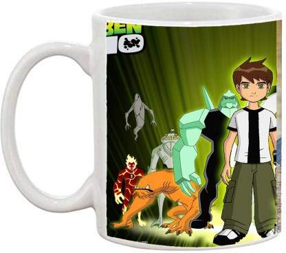 Buy Chhaap® Ben10 Cartoon Ben 10 Mug HD Design Hd Printed Microwave ...