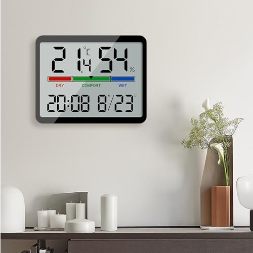 Digital Clock Large Display,Electronic Clock Dual Alarm,Configuration ...