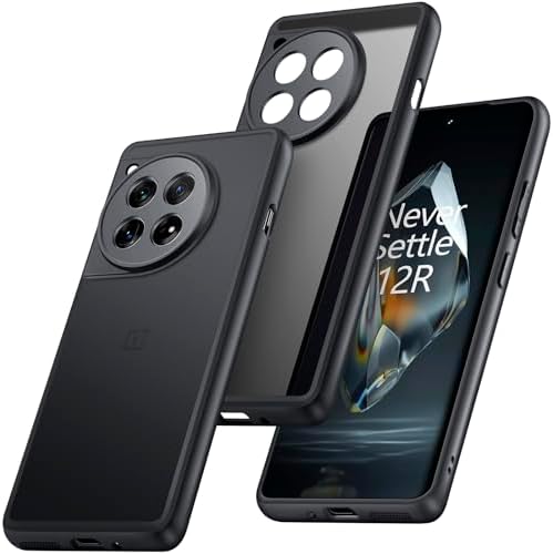 Amazon.com: Easges Slim Fit Case for OnePlus 12R, Translucent Matte ...