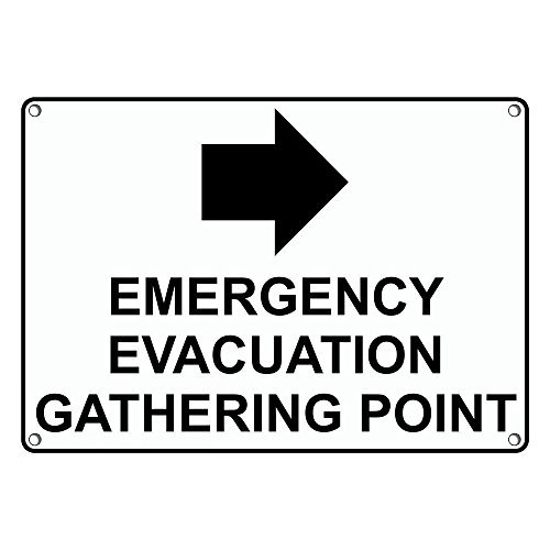 Amazon.com: Weatherproof Plastic Emergency Evacuation Gathering Point ...