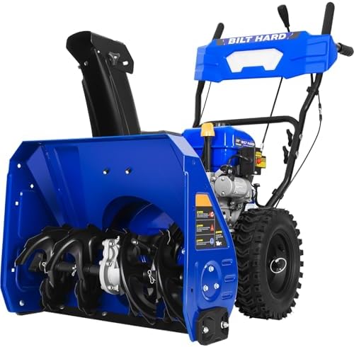 Amazon.com : PowerSmart Gas Snow Blower 24-Inch, Commercial Duty 2 ...