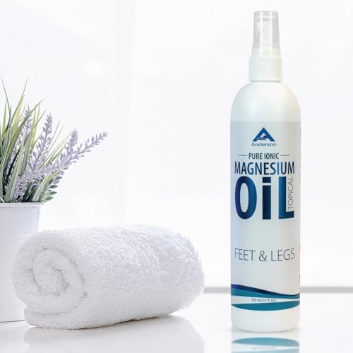 Amazon.com: Magnesium Oil Spray for Feet and Legs | Big 12oz Bottle ...