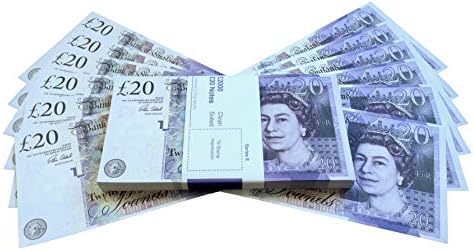 Big Screen Stacks | NEW EDITION PROP MONEY UK 20 POUNDS 100 BANK NOTES ...