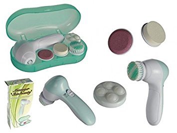 4 in 1 Portable Electric Facial & Body Exfoliator, Massager & Cleanser ...