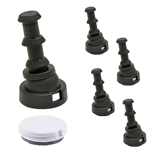 Wagner QuickClick® Stuhlgleiter wendbar Wollfilz + Kunststoff - 8tlg ...