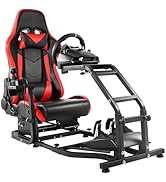 Amazon.com: Dardoo Racing Simulator Cockpit with Triple Monitor Stand ...