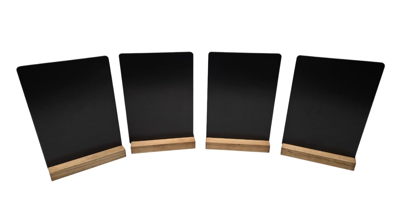 A5 Chalkboard Blackboard Pub Tabletop X Four Only + A Free Liquid Chalk ...