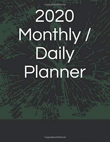 2020 Monthly / Daily Planner: Watson, Dan: 9781691861514: Amazon.com: Books