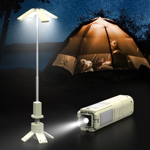 Amazon.com: Rechargeable Camping Light, Telescopic Collapsible Camping ...