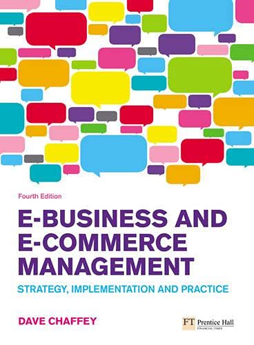 E-Business and E-Commerce Management: Strategy, Implementation and ...