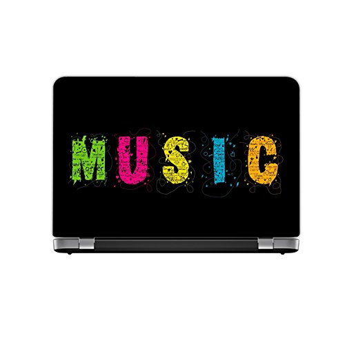 Elamax India Music Laptop skin for 15.6 inches Laptop, Compatible for ...