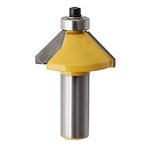 Generic 45 Dgree Chamfer & Bevel Edging Router Bit 1/2" Shank 2-1/4 ...