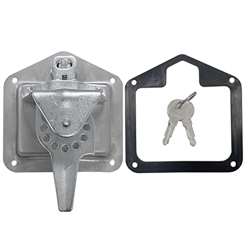 GANLANDY T-Handle Latch, Truck Folding T-Latch Handle Lock, Stainless ...