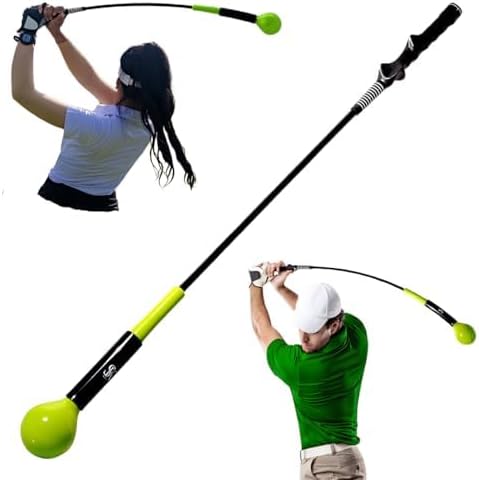 Amazon.com: Golf Swing Trainer Aid - Distance Power Stick, 5 Adjustable Levels, Increase Swing ...