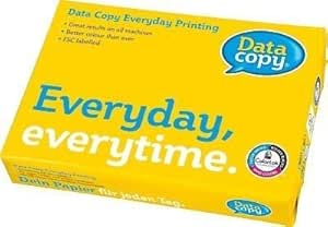 Data Copy Everyday Printing/2638005002 DIN A5 weiß geriest 80 g/qm Inh.500 : Amazon.de ...