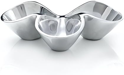 Amazon.com | Nambe - Serveware Collection - Canu Chip N Dip Server with ...