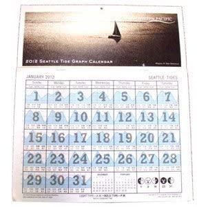 2012 Evergreen Pacific Tide Graph Calendar Seattle Ed: Evergreen ...