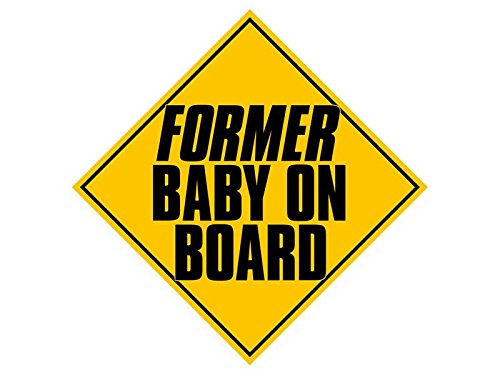 Amazon.com: Former Baby On Board Sticker (Funny car Humor Decal ...