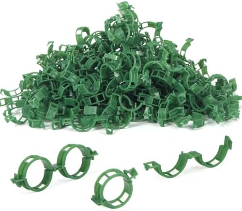 Amazon.com : FUJIWARA 200Pcs Plant Tomato Trellis Clips, Plastic Garden ...